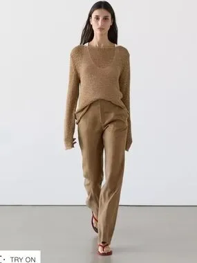 Massimo Dutti | Pants & Jumpsuits | Massimo Dutti Linen Pants | Poshmark